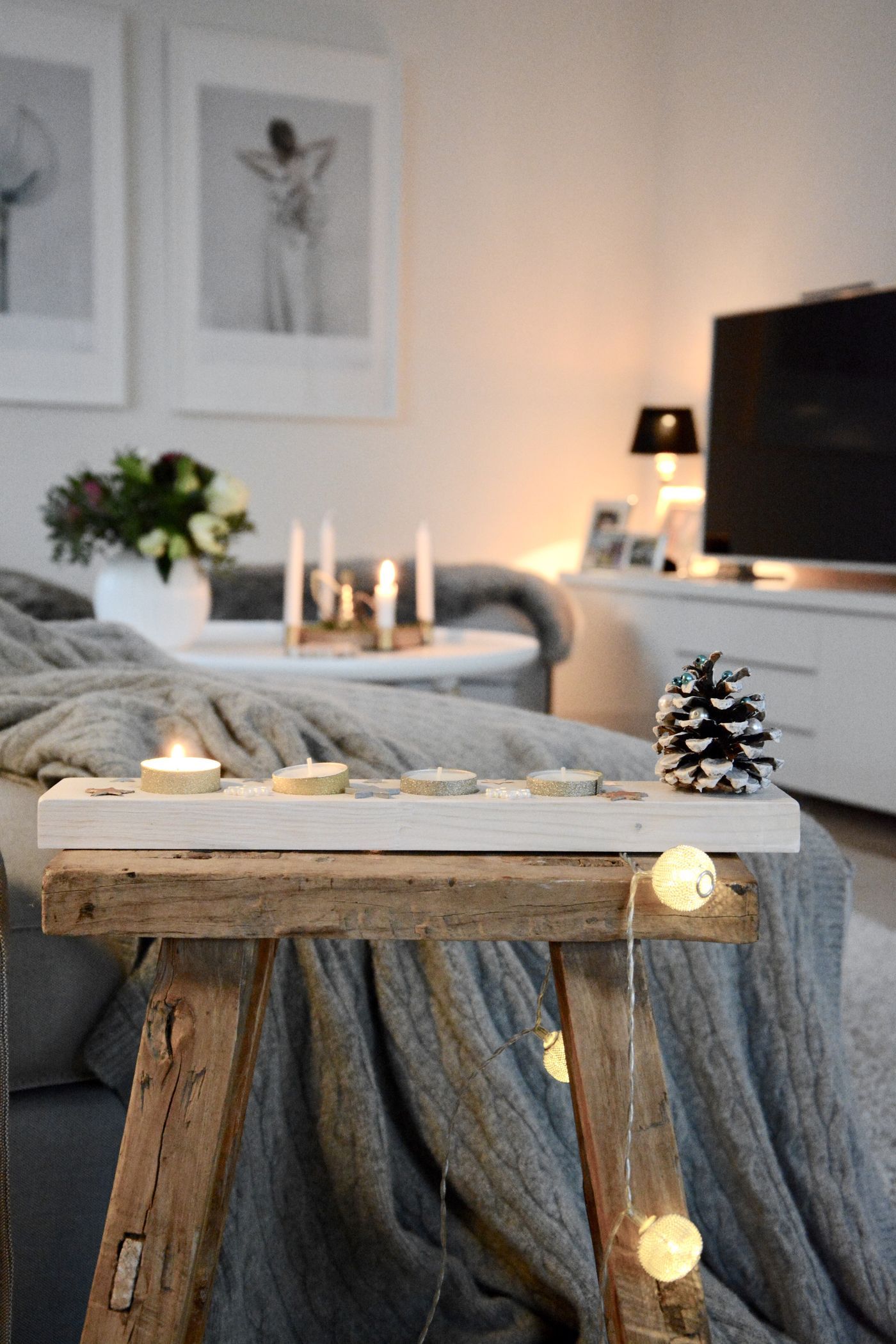 Dekorieren mit Lichterketten: Die schönsten Ideen aus echten Wohnungen ...